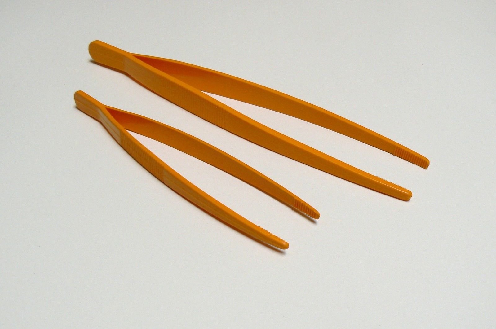Plastic Tweezers Set Of 2 Forceps Versatile General Purpose Tweezer 7" & 10" Long