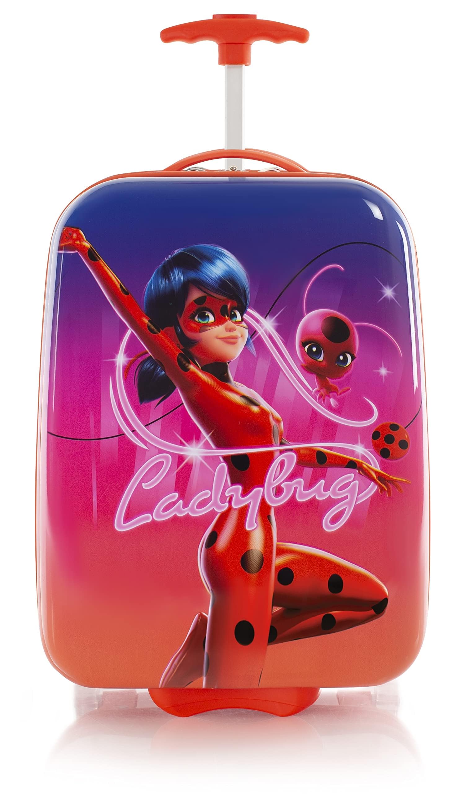 Heys Miraculous Lady Bug Girl's Hardside 18 Inch Carry-On Rolling Luggage