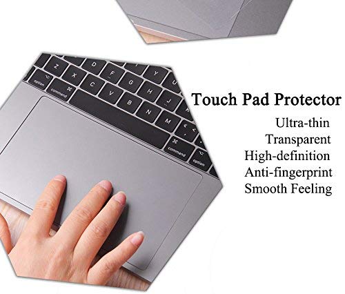Se7enline Compatible with MacBook Pro Touch Pad Protector Track Pad Cover Unti-Scratch Unti-Water for Mac Pro 13" with/Without Touch bar 2016-2023 A1706/A1708/A1989/A2159 (2 Pack), Clear