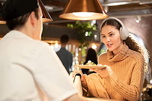 Sony Noise Cancelling Wireless Headphones - 30hr Battery Life - Over Ear Style - Optimised for Alexa and Google Assistant - Built-in mic for Calls - WH-1000XM4S.CE7 - Limited Edition - Silver/Gold