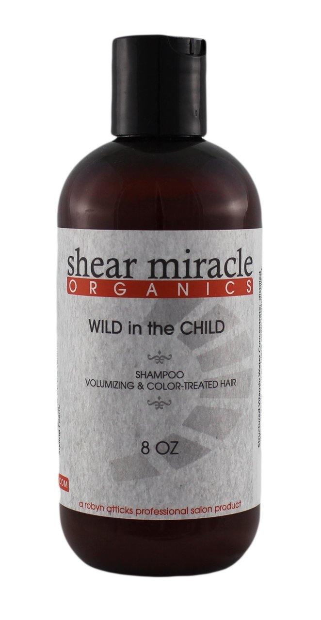 Wild in the Child Shampoo (Adds Body & Volume) - Vegan, Gluten Free, GMO Free, No Animal Testing. by Shear Miracle Organics