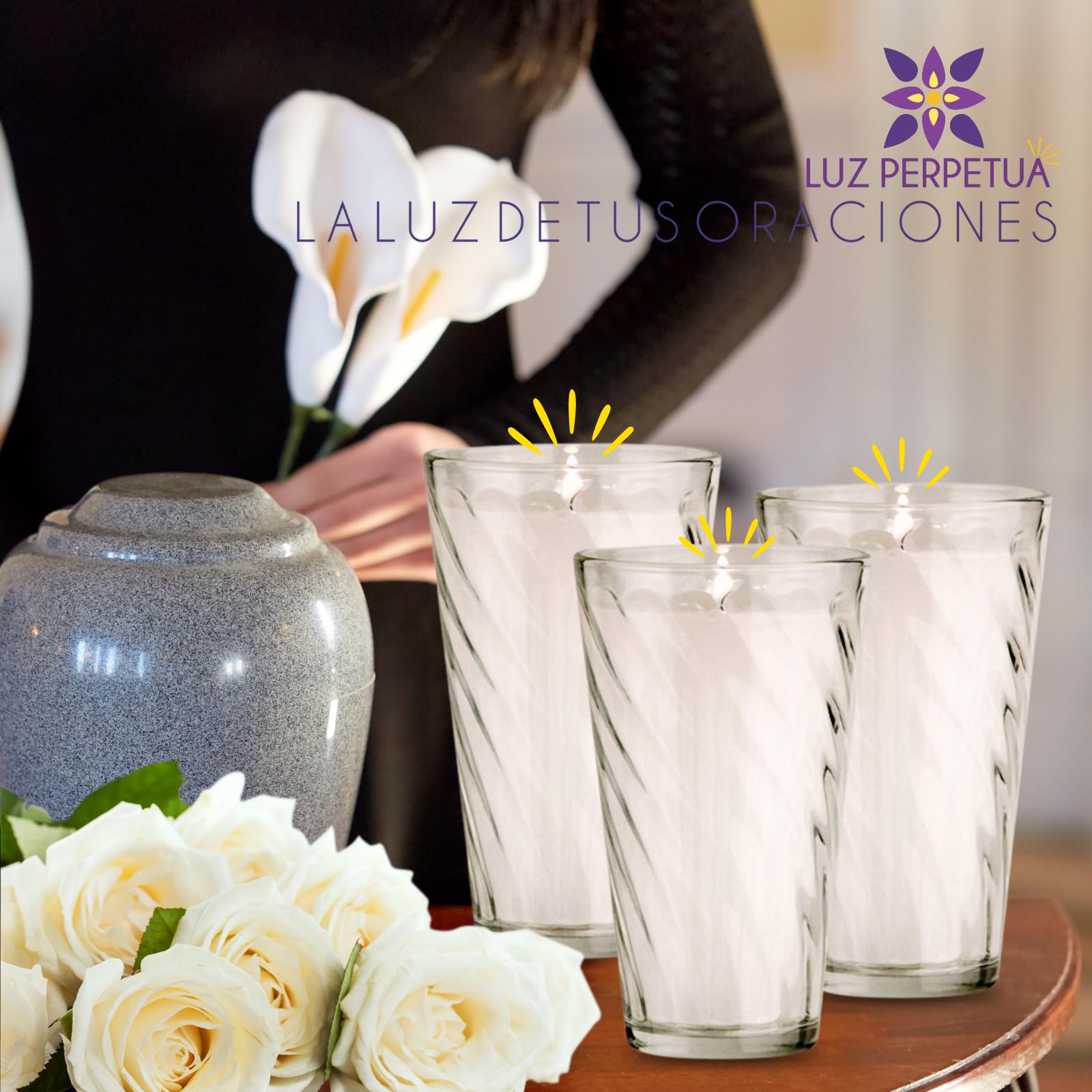 LP Box w/ 18 White Candles Reusable Glass Cup Caramel. White Paraffin Candle High Durability. Candles, Candles