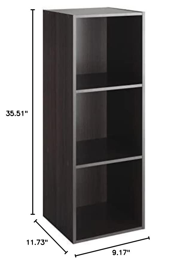 Whitmor Cube Organizer 3-Section, Espresso