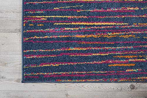 Nourison Passion Abstract Multicolor 8' x 10' Area -Rug, Easy -Cleaning, Non Shedding, Bed Room, Living Room, Dining Room, Kitchen (8x10)