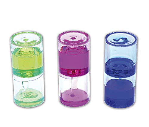 TickiT - 9309-92106 Learning Advantage Sensory Ooze Tube Set - Set of 3, Assorted Colors, 4.75" Tall