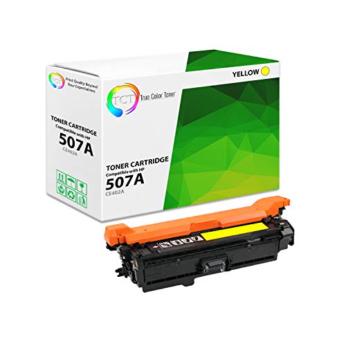 TCT Premium Compatible Toner Cartridge Replacement for HP 507X 507A CE400X CE401A CE402A CE403A Works with HP Laserjet Enterprise M551 M575 Printers (Black, Cyan, Magenta, Yellow) - 4 Pack