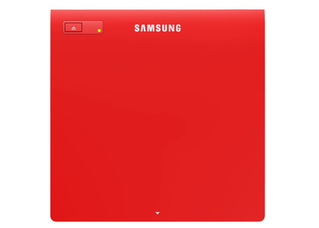 SAMSUNG TSST Ultra-Slim Optical Drives SE-208GB/RSRD Red, M-Disc Support, MAC OS X compatible