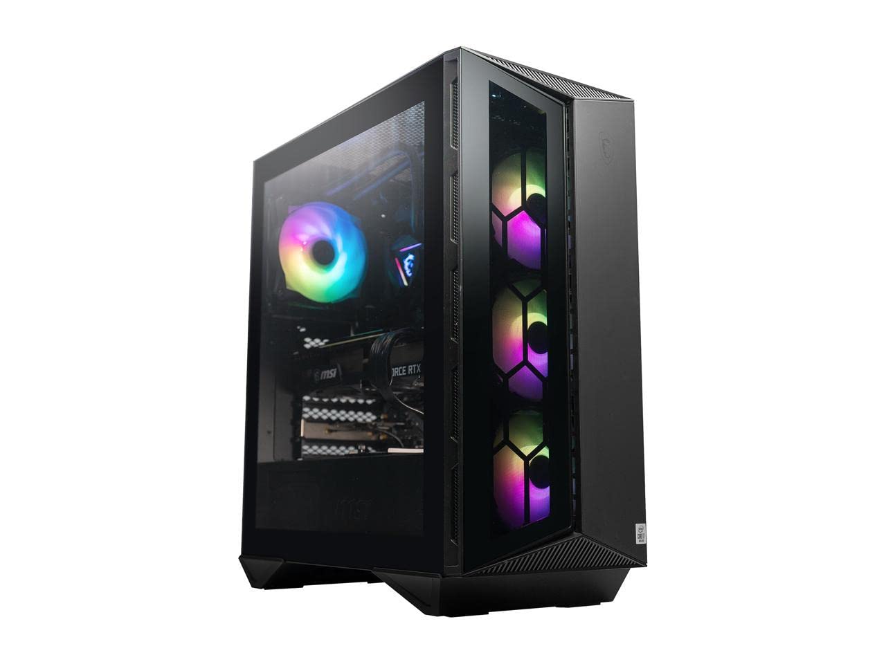 MSI Aegis ZS (Tower) Gaming Desktop, AMD Ryzen R7-5800X, GeForce RTX 3070 Ti, 16GB Memory (Dual-CHL), 1TB SSD, WiFi 6, USB Type-C, VR-Ready, Windows 11 Home (5TE-299US)