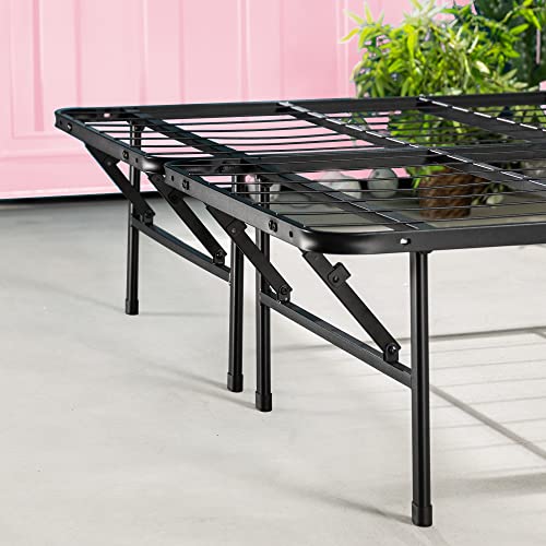 ZINUS SmartBase Tool-Free Assembly Mattress Foundation / 14 Inch Metal Platform Bed Frame / No Box Spring Needed / Sturdy Steel / Underbed Storage, Queen