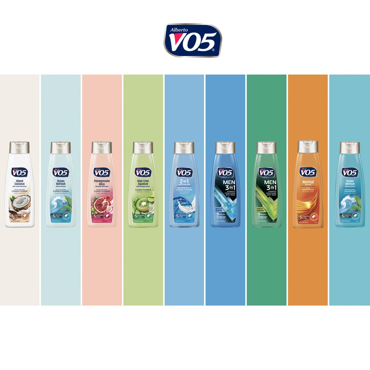 Vo5 Sh Herbal Esc Pom & G Size 12.5z Vo5 Shampoo Herbal Escapes Pomegranate & Grapeseed 12.5z