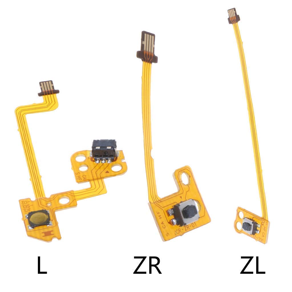 ZR ZL L Button Key Ribbon Flex Cable for Nintendo Switch Joy-Con NS Replacement (ZR Cable)