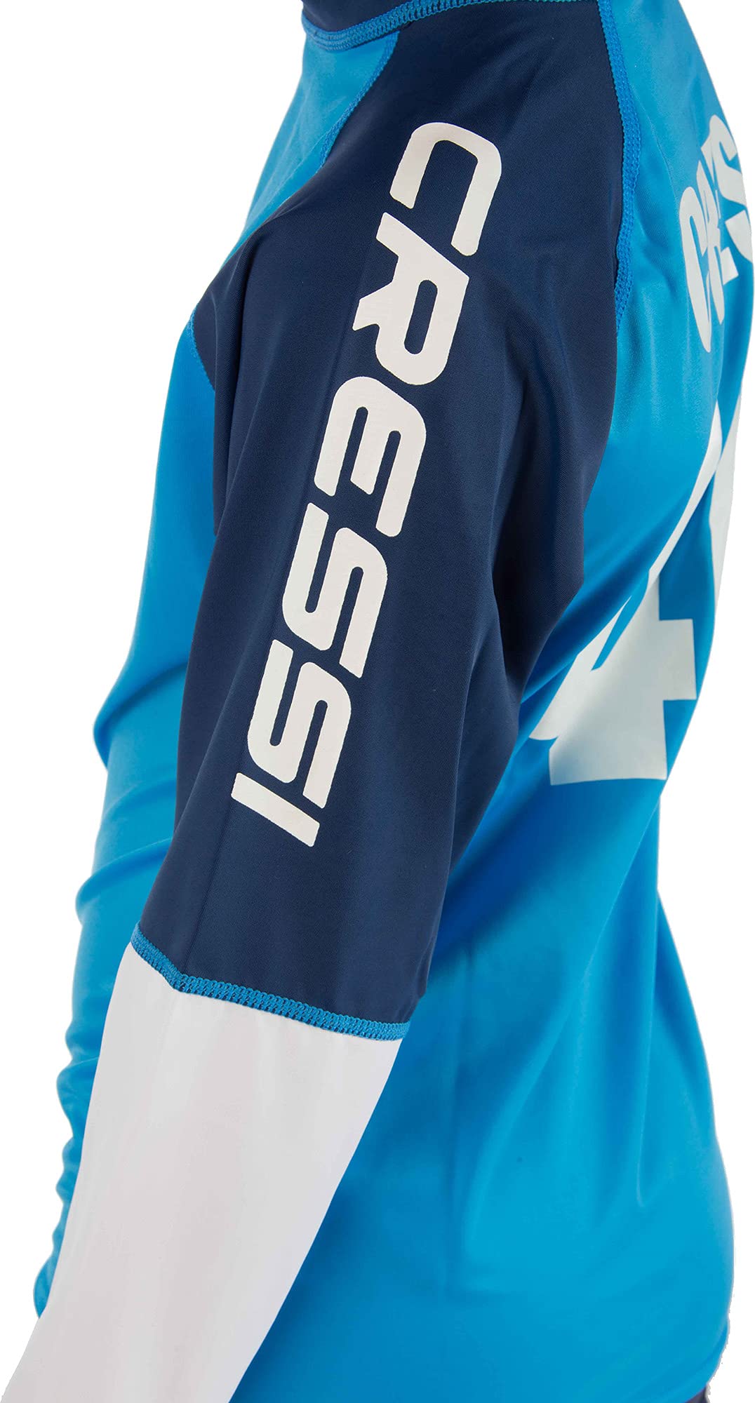 Cressi boys Long Sleeve Rash Guards, Blue, XL 14 15 years US