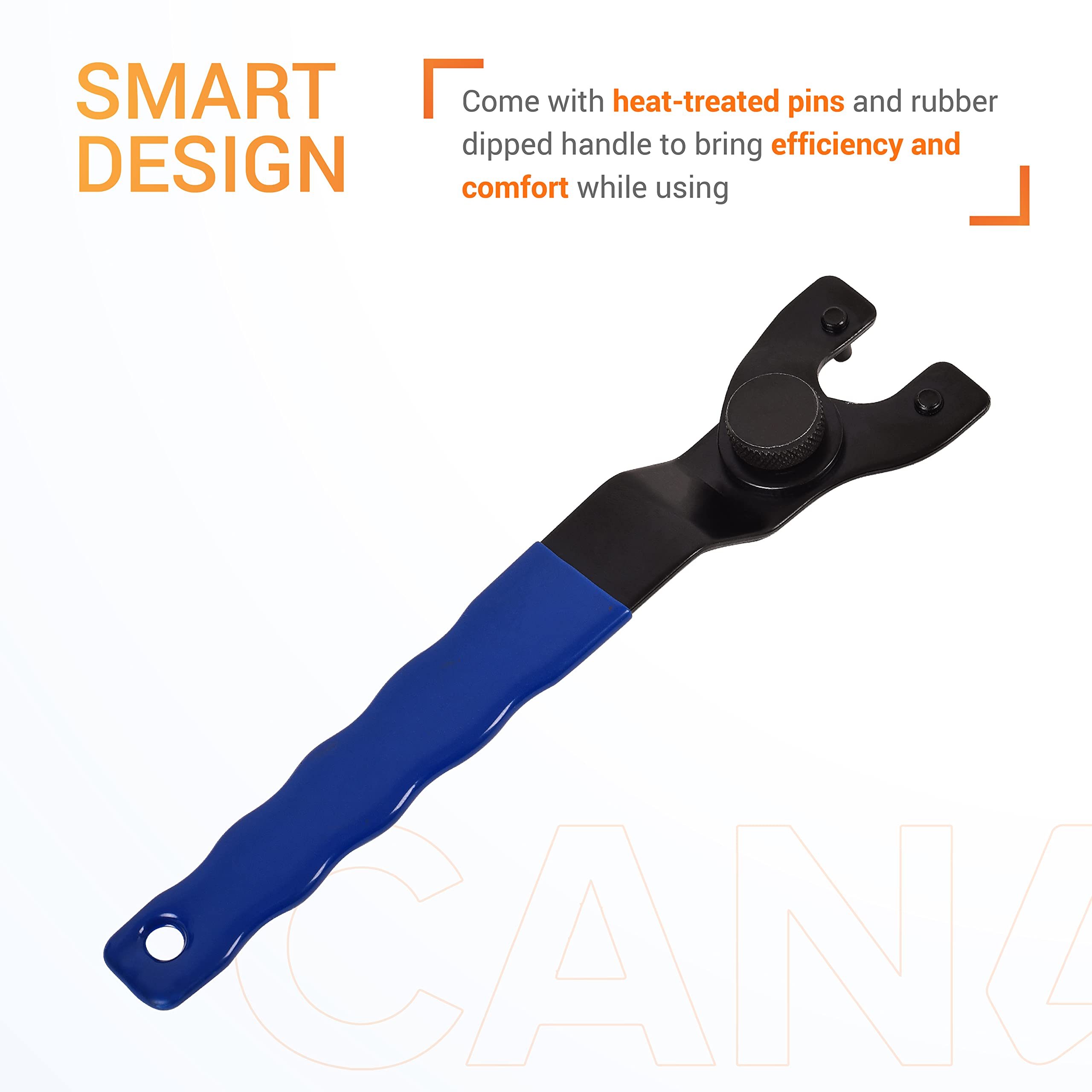 Canamax SEWA20 Adjustable Lock-nut Grinder Wrench Premium Replacement Part - Compatible with Dewalt Bosch & other Grinders (1-3cm)