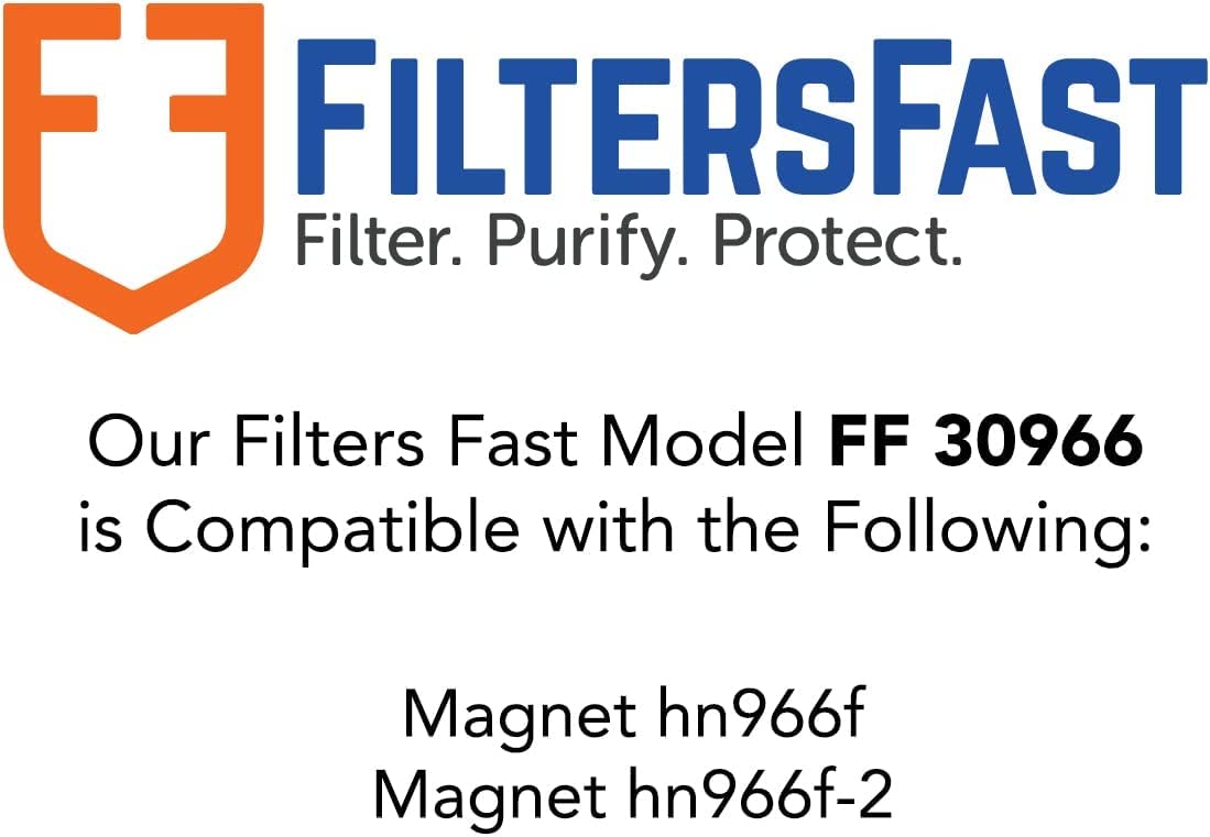 Filters Fast FF 30966 Compatible Replacement for Hunter 30966 Air Purifier Filter, Air Cleaner Pre-Filter 6.62x12.375x2.25 inch