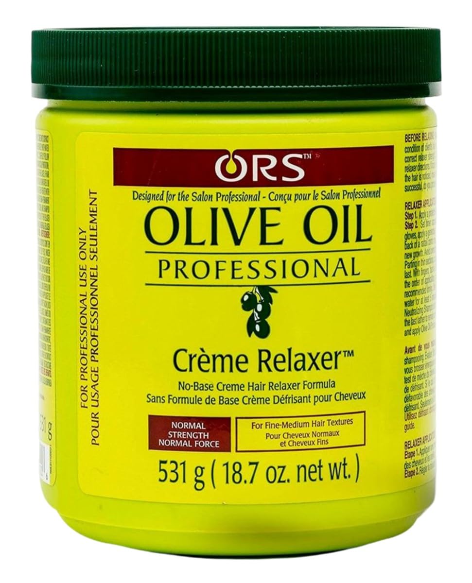 Ors Olive Oil Creme Relaxer Normal 18.75 Ounce Jar (555ml) (2 Pack)