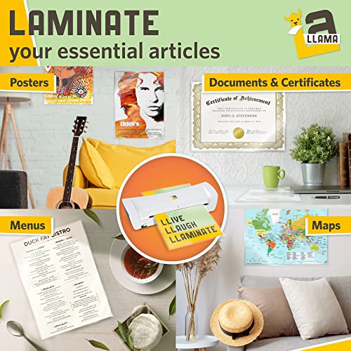 Thermal Laminating Pouches, 11.5 x 17.5 Inches, 3 Mil, 20 Pack of Menu Size Large Thermal Laminating Sheets, Suited for Laminating Sheets 11x17