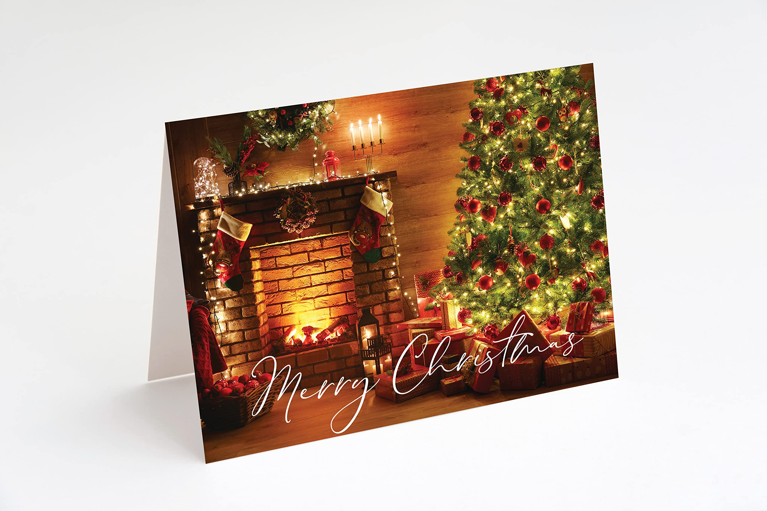 JBH Creations Cozy Cabin Christmas Card - Pack of 24