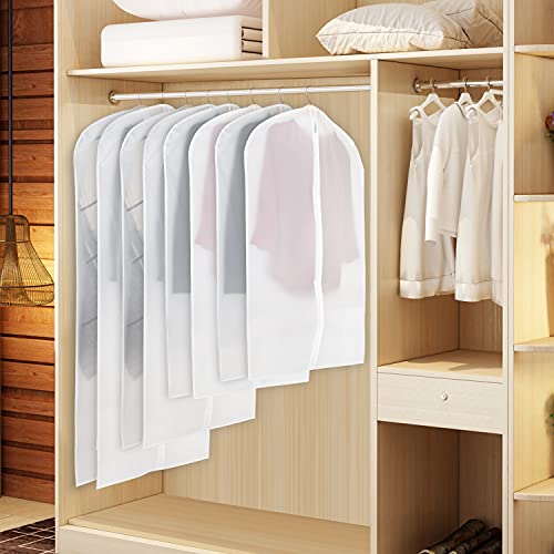 Zilink Hanging Garment Bag Lightweight Suit Bags Dust-Proof (Set of 6) with Study Full Zipper for Closet Storage and Travel [Upgraded Version]