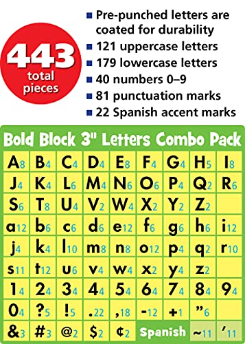 Playful Patterns Bold Block 3" Letters
