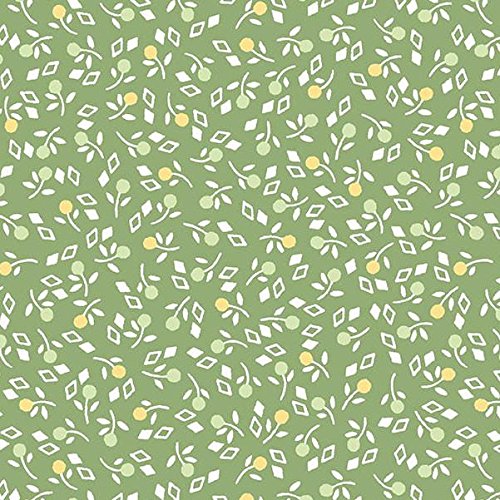 Stitch & Sparkle Vintage Mix & Match Collection, Toss Flowerlet Grass, 44 Inches