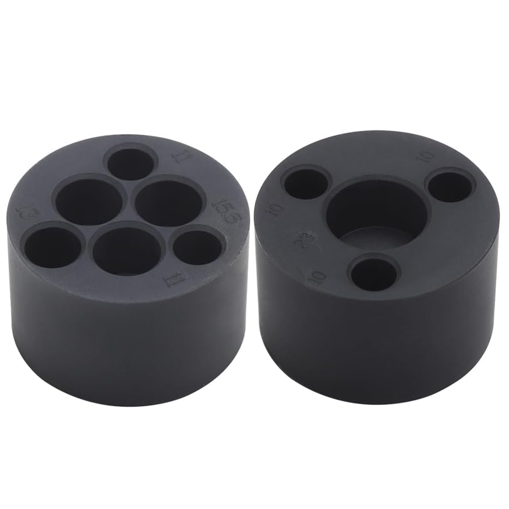 Silicone desk stand holder with elastic and adjustable holes for Various 5IO pen battery (Black)