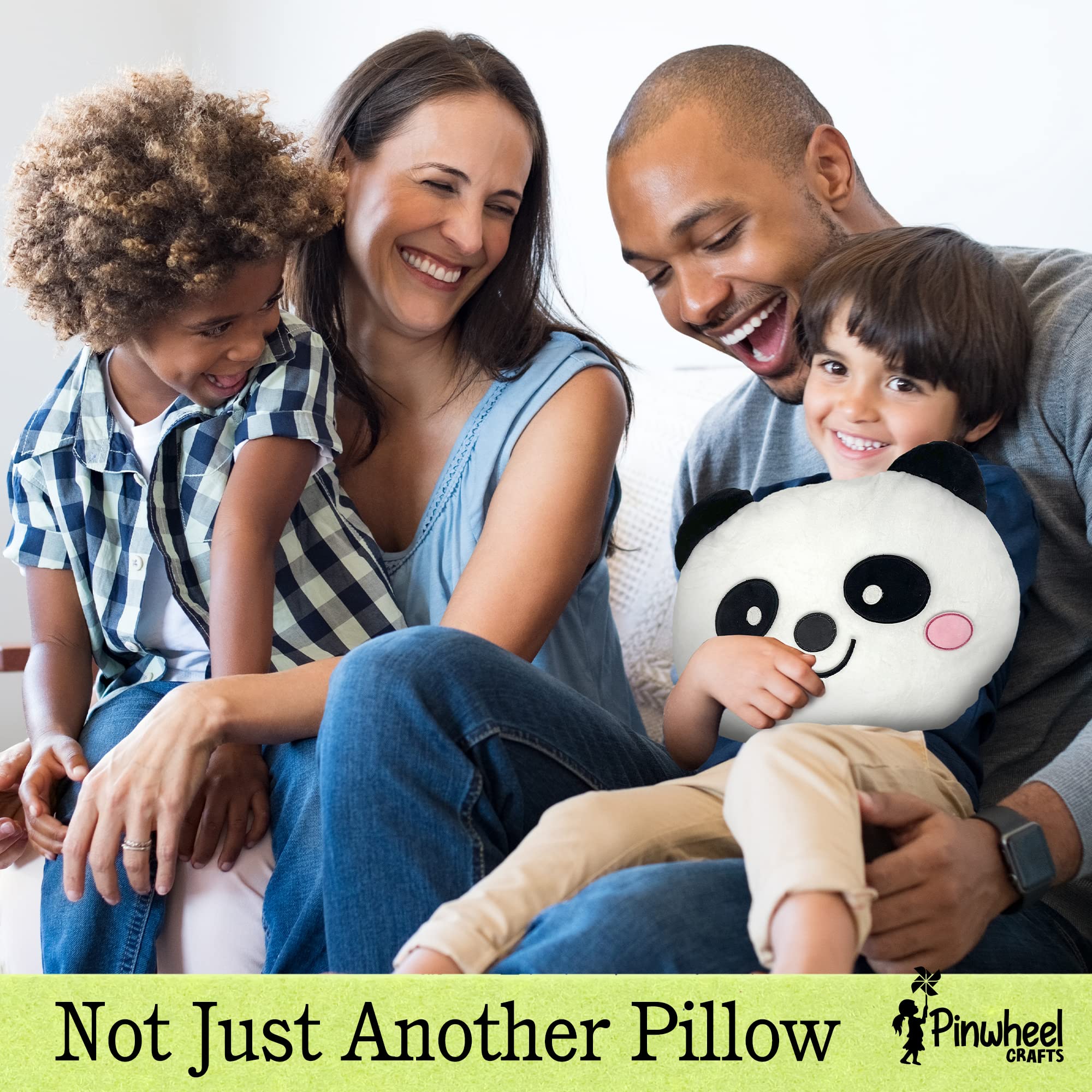 Unicorn Pillow Kit & Panda Pillow Kit Bundle - Fun DIY Arts and Crafts Project for Kids Ages 6 7 8 9 10 11 12 - Great Gifts for All Occasions