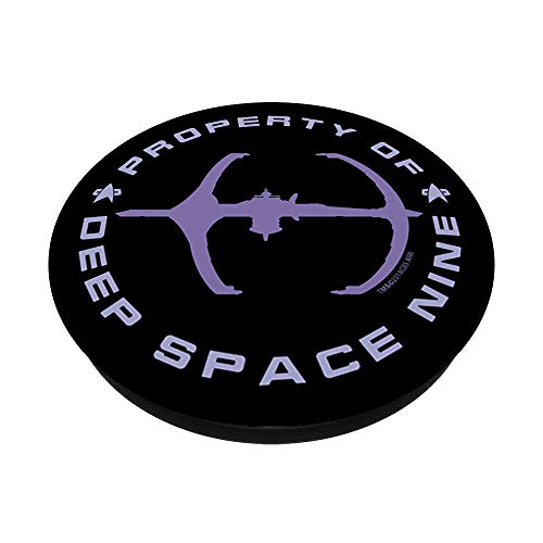 Star Trek Property of DS9 PopSockets Stand for Smartphones and Tablets PopSockets PopGrip: Swappable Grip for Phones & Tablets