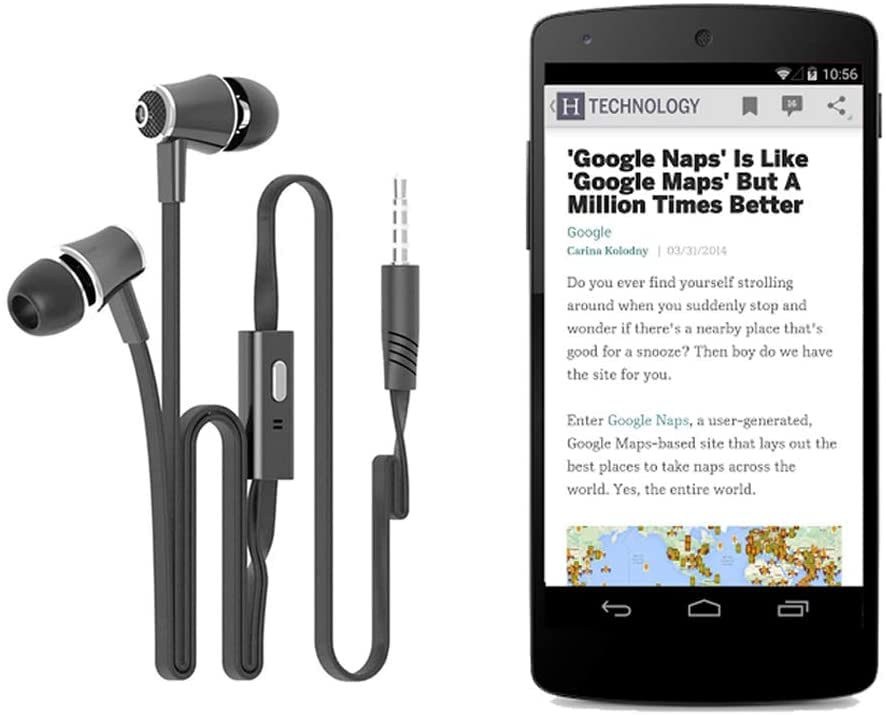 VANTIYAUS Earbuds for Kindle Fire,Earphone for Kindle eReaders, Fire HD 8 HD 10, Kindle Voyage Oasis Earbuds, Xperia XZ Premium/Xperia XZs/ L1 in Ear Headset Smart Android Cell Phones Wired Earbuds