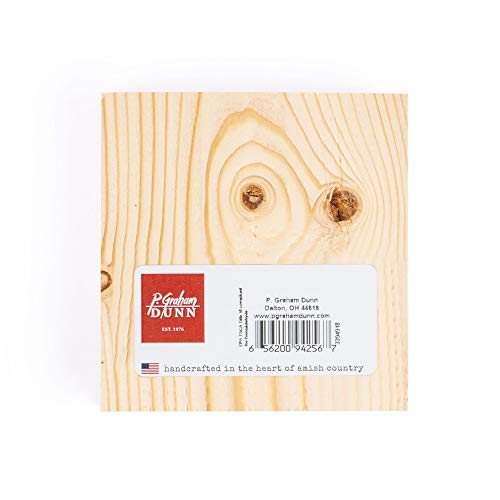 P. Graham Dunn Choose Joy Whitewash 3.5 x 3.5 Inch Pine Wood Tabletop Block Sign