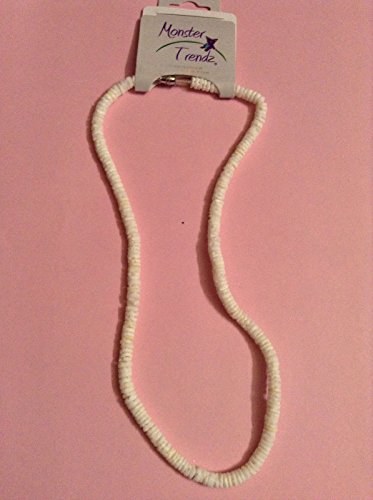 WHITE CLAM HEISHI SHELL,18" NECKLACE, (all pictures are for same one necklace