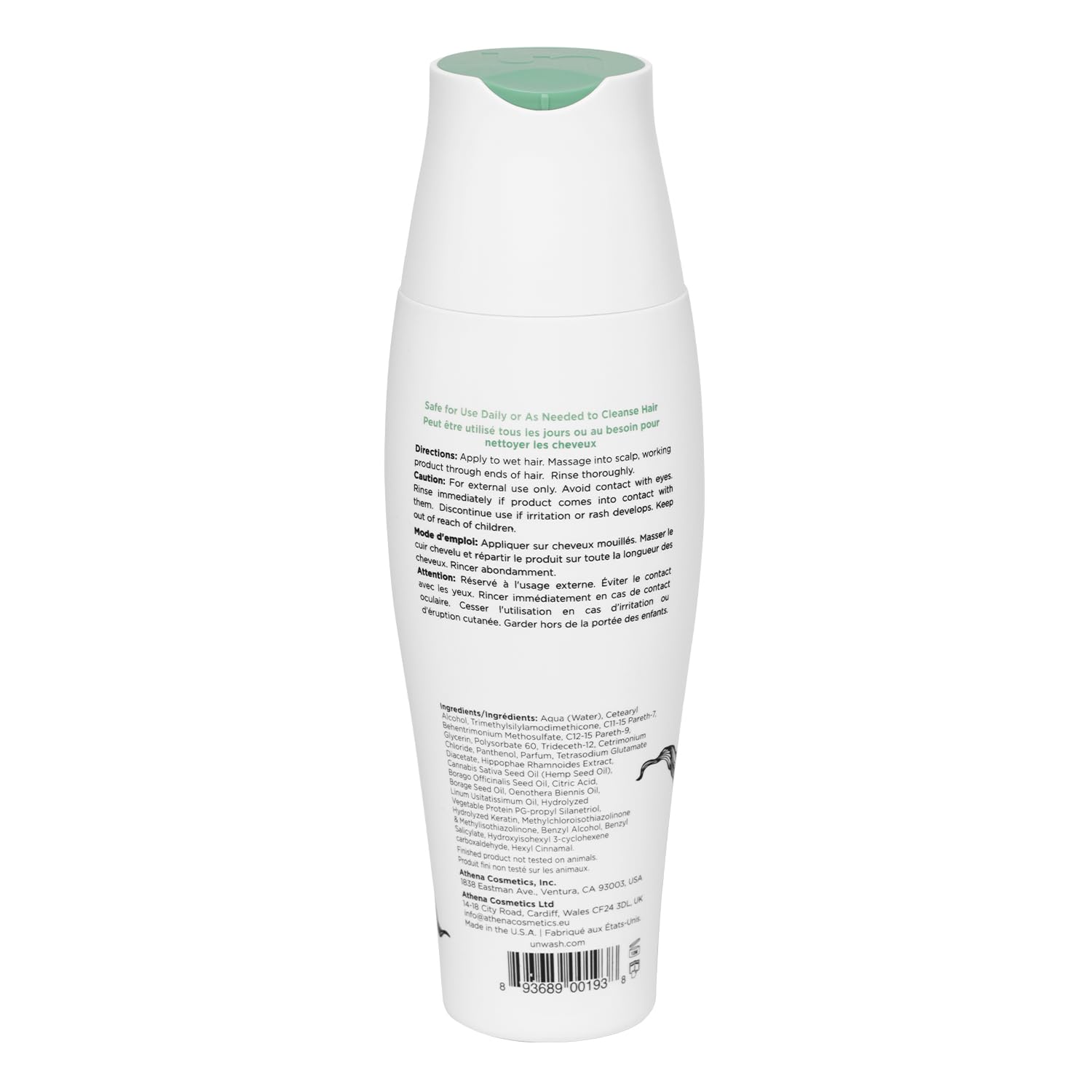 Unwash Bio-Cleansing Conditioner - Gentle, Hydrating Co-Wash Cleansing Conditioner, Sulfate & Paraben Free, for Curly, Coily & Dry Hair, 13.5 fl oz