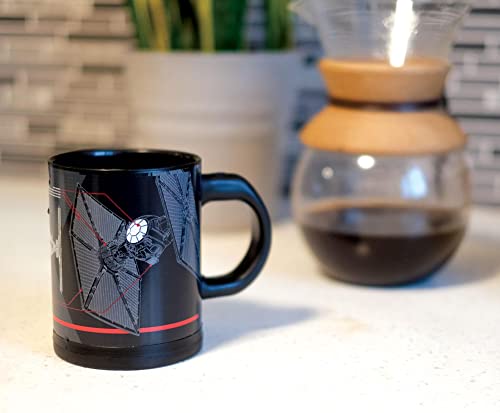 Underground Toys Star Wars Tie Fighter Self-Stirring 12 Ounce Travel Mug