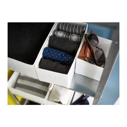 SKUBB Storage Organiser, White Set Of 6