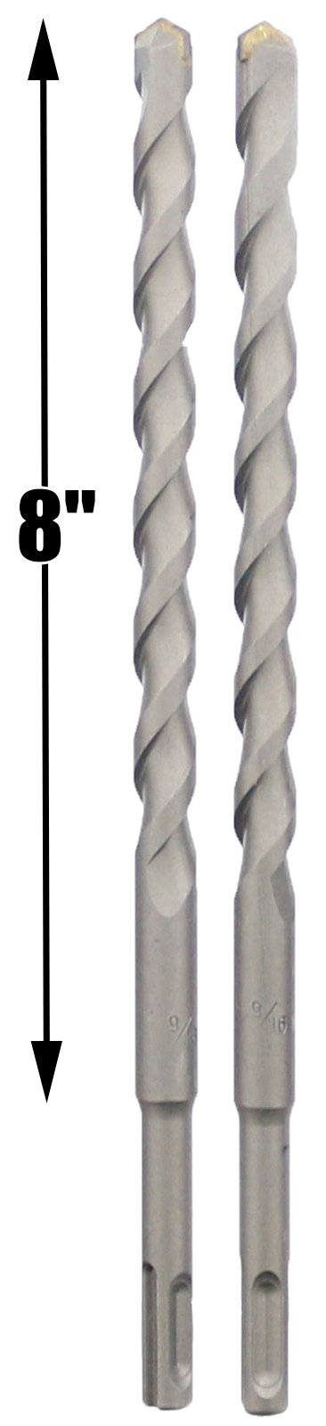Steel Dragon Tools 20 Piece SDS Rotary Hammer Concrete Masonry Carbide Tipped Drill Bit Set fit Milwaukee Hilti Bosch