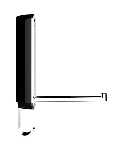 WENKO Premium Sigma 50582100 Folding Hook 2.5 x 18.5 x 2.5 cm ABS Black