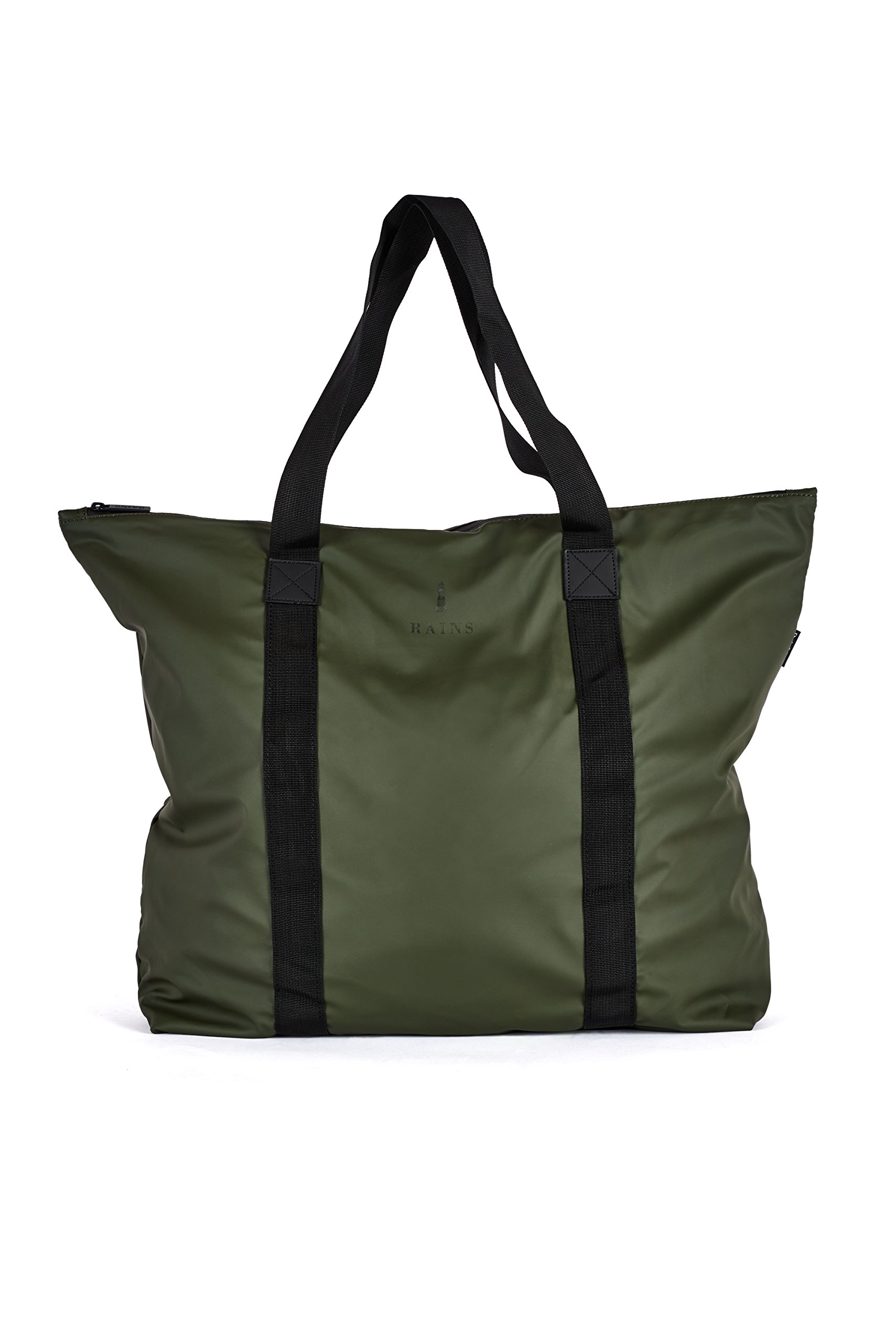 RAINS Men's Tote Bag, Green, One Size