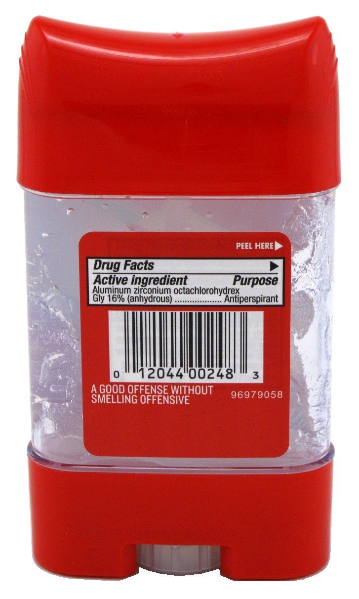 Old Spice Deodorant 2.85 Ounce Pure Sport Clear Gel (84ml) (3 Pack)