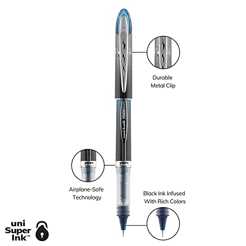 uni-ball 1832410 Vision Elite Blx Series Rollerball Pen .5 Mm Assorted 5/St