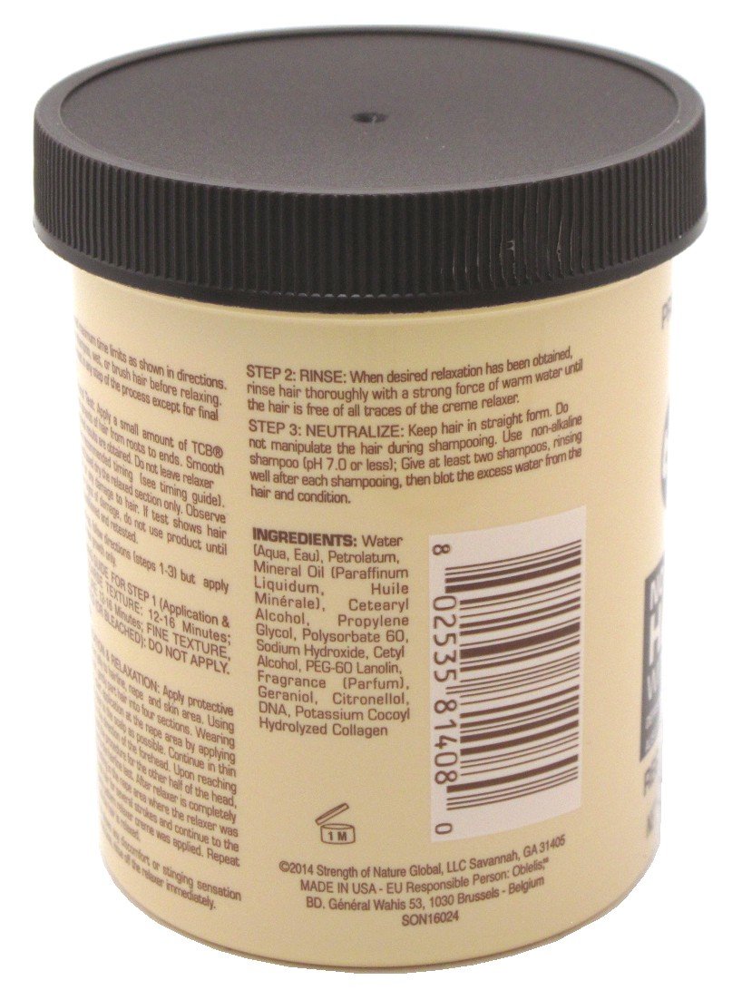 Tcb Hair Relaxer No Base Creme 7.5 Ounce Regular Jar (Pack of 2)
