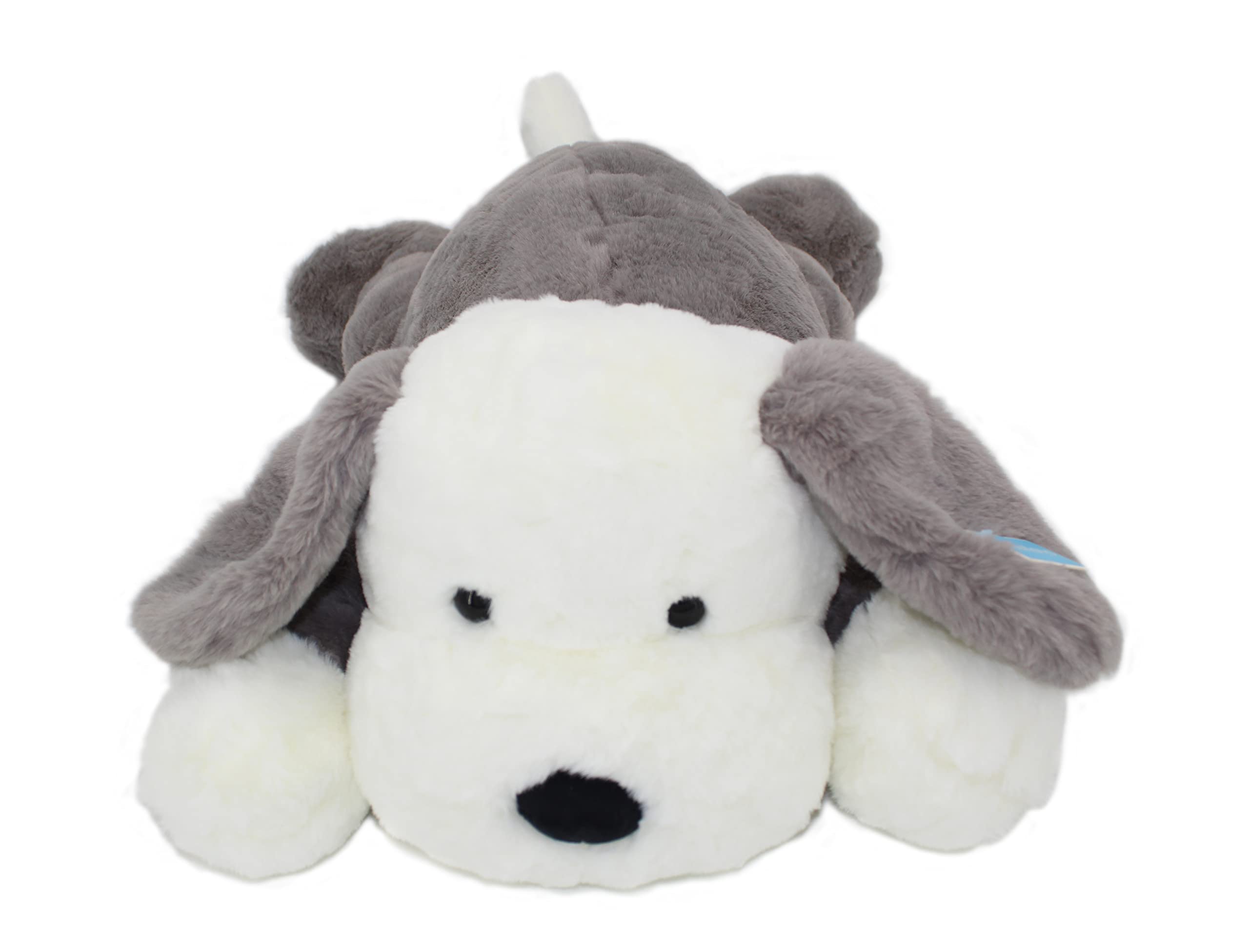 Vintoys Dog Hugging Pillow Big Soft Plush Puppy Stuffed Animal for Kids and Adults Gray 26"