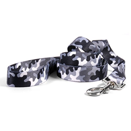 Yellow Dog Design Standard Lead, Camo Black & White, 3/4" x 60" (5 ft.)