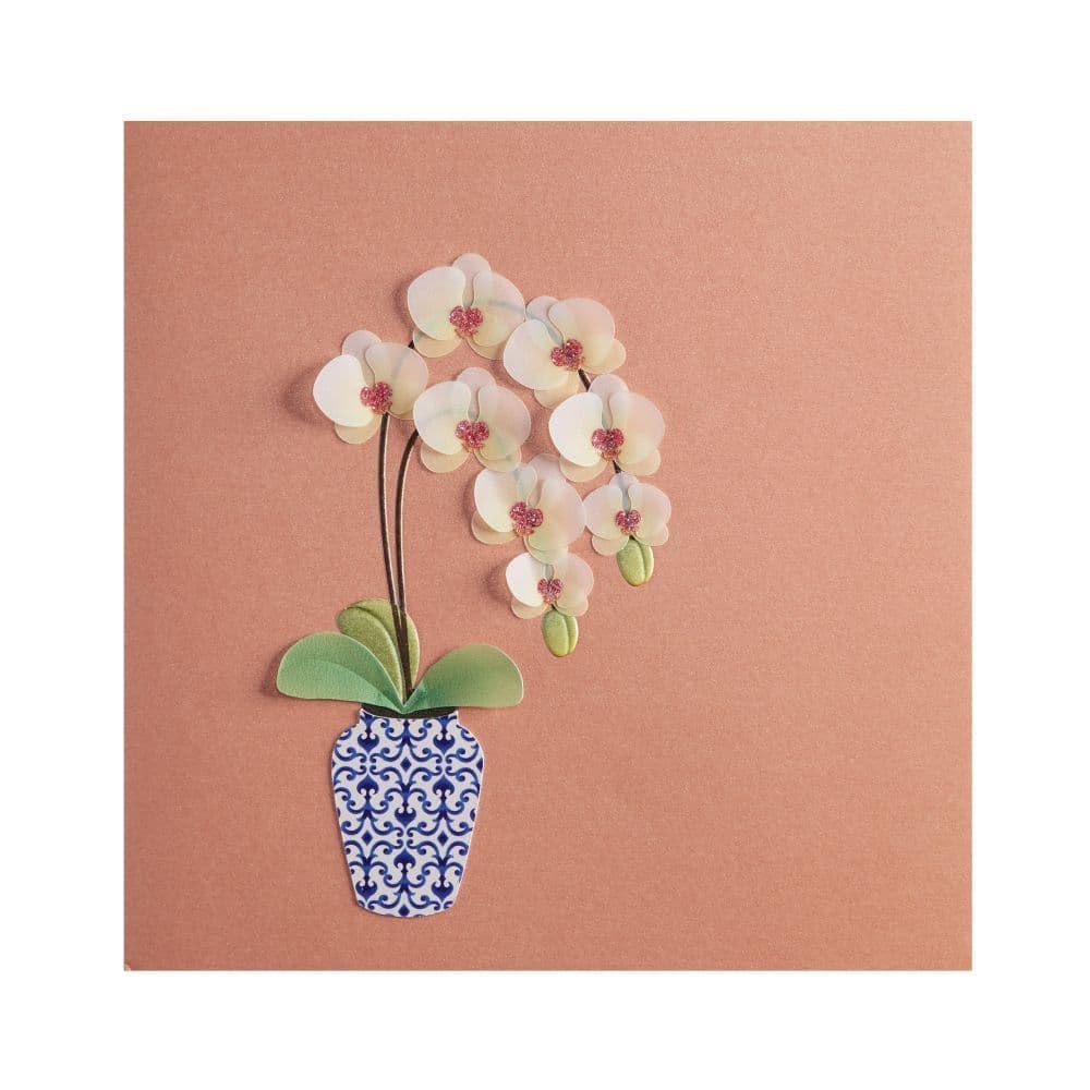 NIQUEA.D, Orchids in Vase Birthday Card