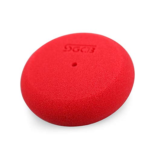 SGCB Foam Wax Applicator Pads for Car, Edgeless 3.7β Diameter Hand Polishing Pads Sponge Kit Round Shape Smooth Pads Detailing Buffing Pads for Waxing Polishing Paint Ceramic Glass Clean, Pack of 5