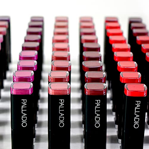 Palladio Herbal Matte Lipstick, Creamy and Full Coverage Long Lasting Matte Lipstick, Plum Majesty