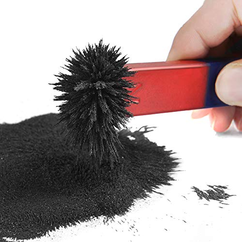 SPACECARE Magnetic Iron Powder Filings for Magnet Education and School Projects, Storage Jar (12 Ounces) with Shaker Lid, 1 Pack