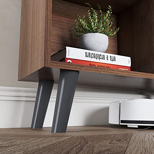 WAHEY Bookcase, 8 Cube Open Storage Display Bookshelf with Legs, HOFB012