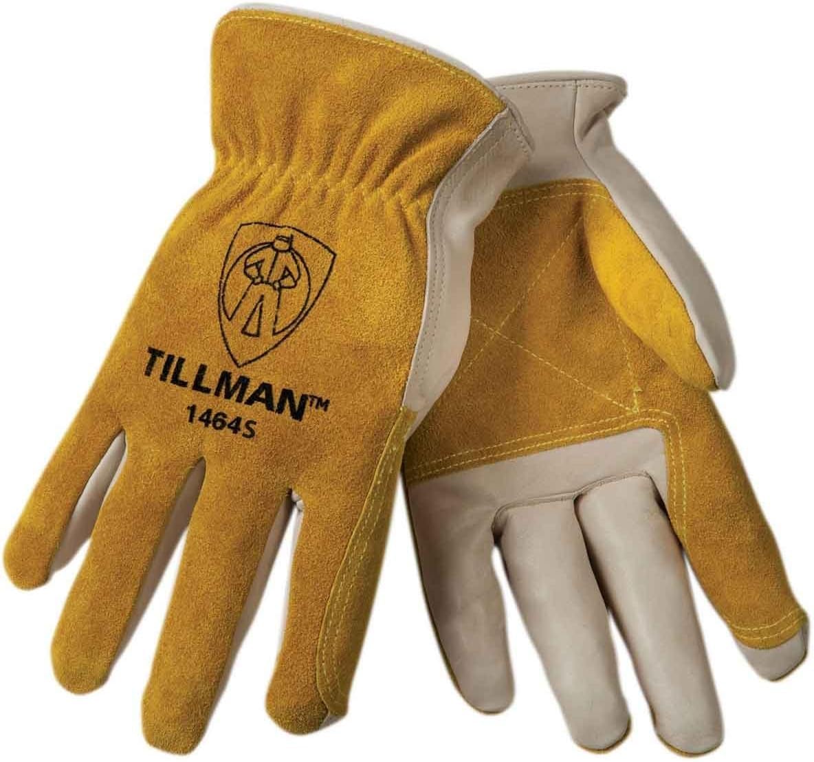 Tillman 1464 Top Grain Cowhide/Split Drivers Gloves, Small