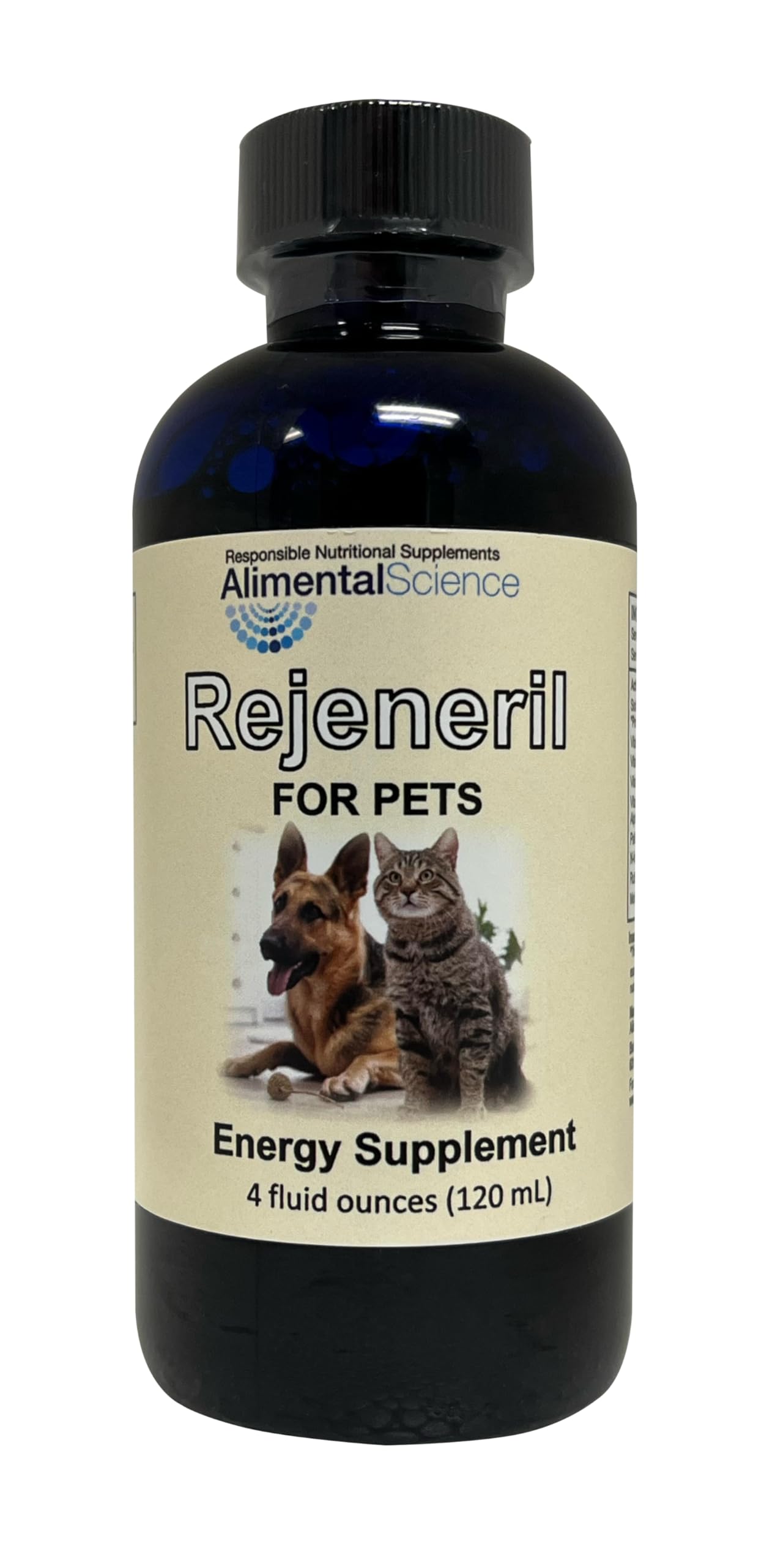 Rejeneril-FP 4oz up to 240 Servings Naturally Relieve Fatigue in Pets Increase Energy Normal Appetite Immune Support Dog Cat & Pet Formulation Antioxidant Vitamin Mineral Supplement Longevity Vitality