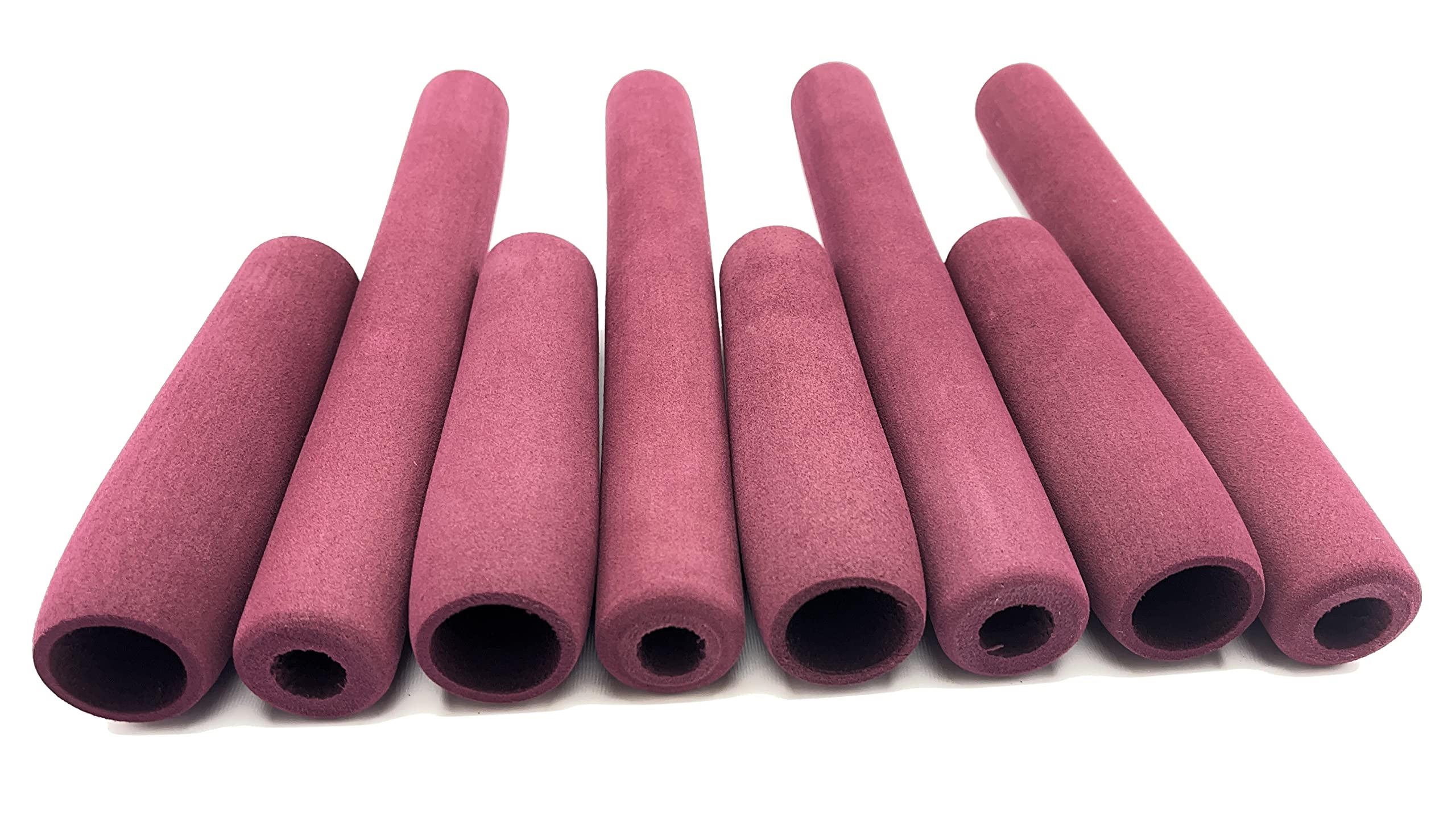 EVA Foam Grips for Fishing Rods, Select Your Size and Color Maroon 8 Pack 9.875 and 5.5 Varies
