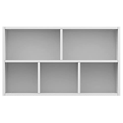 Sideboard with 5 Storage Compartments, Multifunctional Display Stand for Living Room and Office, Chipboard, 19.7" x 9.8" x 31.5"